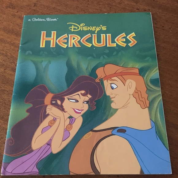 Disney | Toys | Vintage Disneys Hercules Green And Blue Illustrated ...